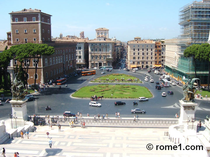 Piazza Venezia à Rome